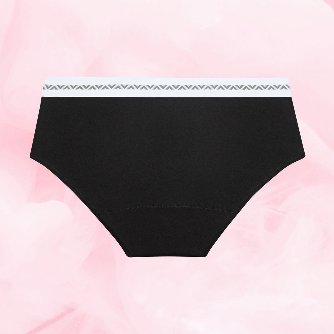 ComfortFit Essentials Hipster Logo Period Pants for Moderate Flow ...